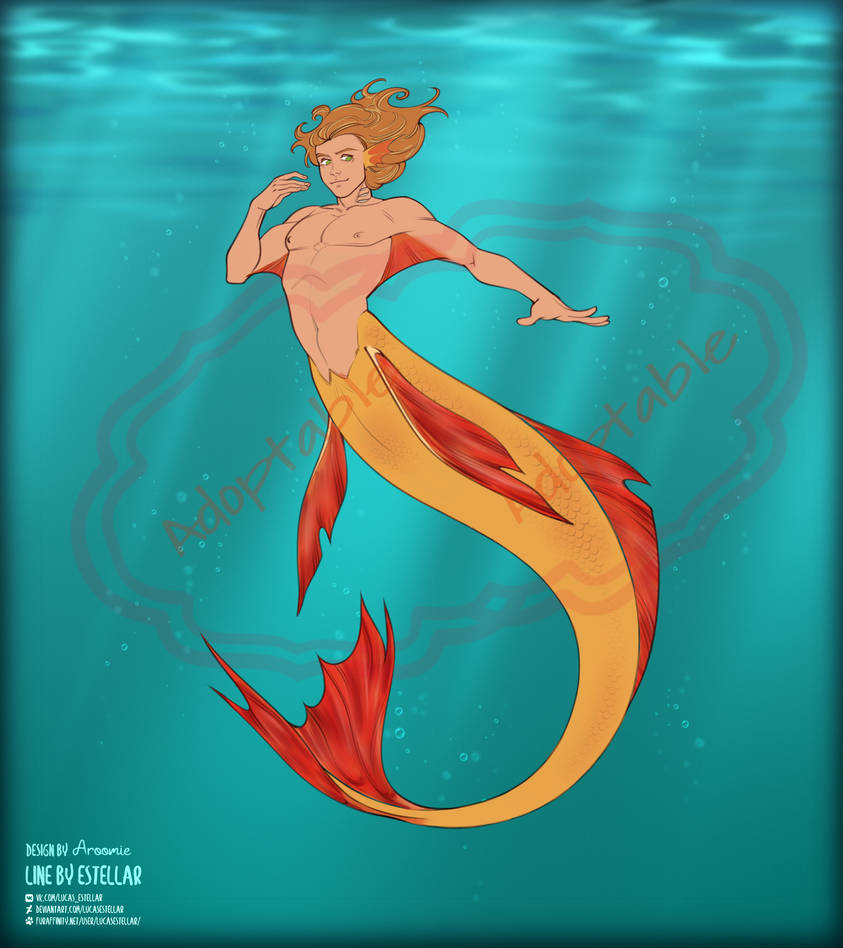 Merman Adopt 3 Closed By Aroomie On Deviantart