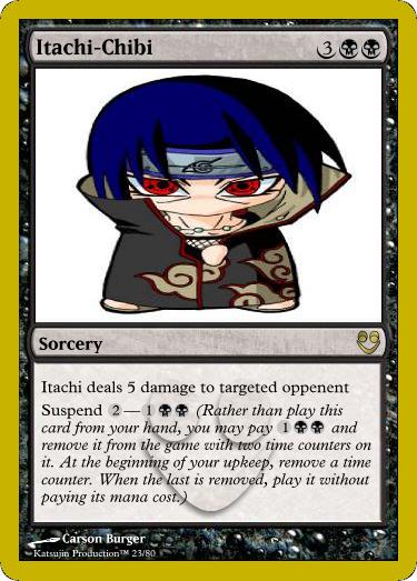 MTG Itachi by uryu616 on DeviantArt