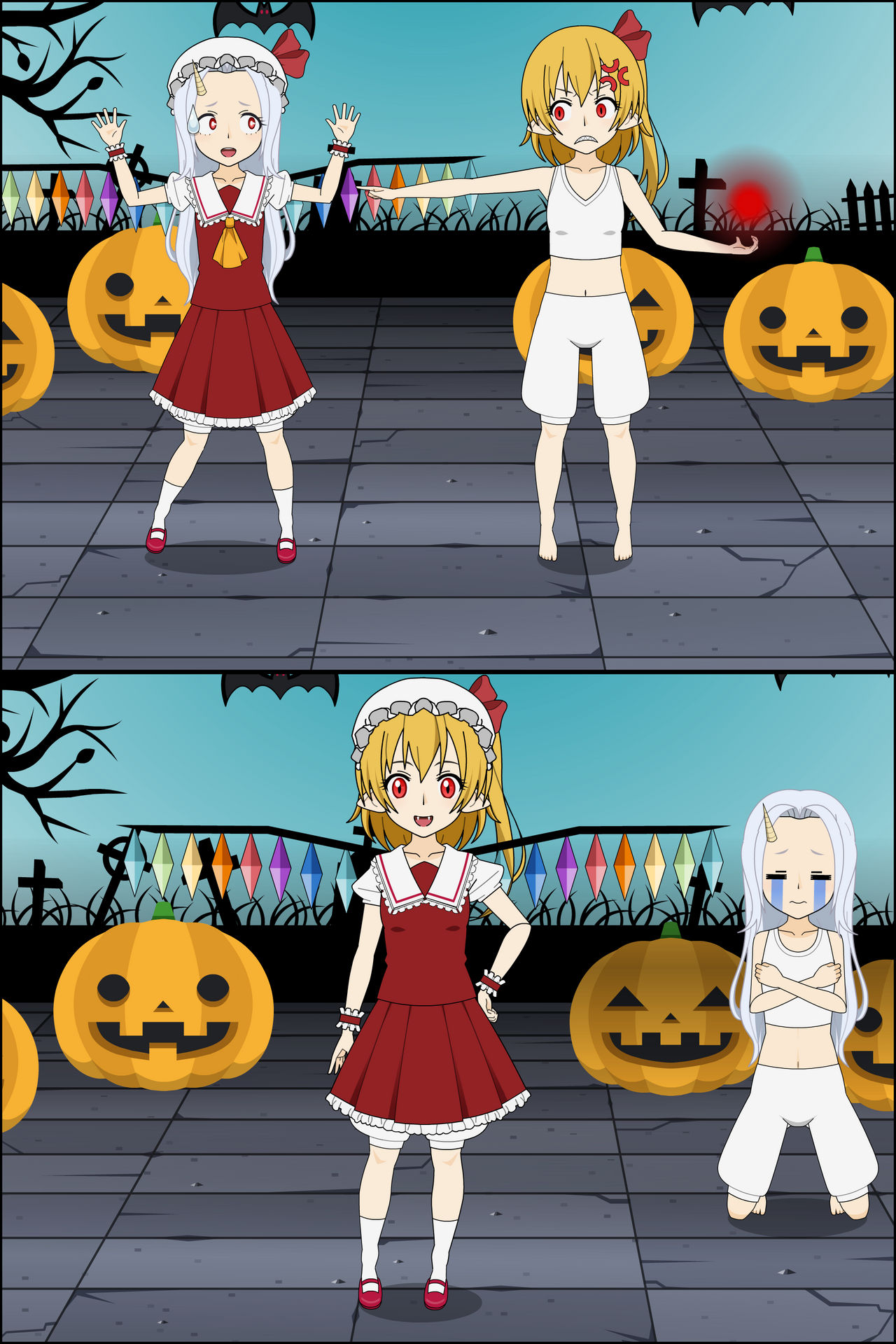Eri And Flandre Comic By Makarenodollmaker On Deviantart