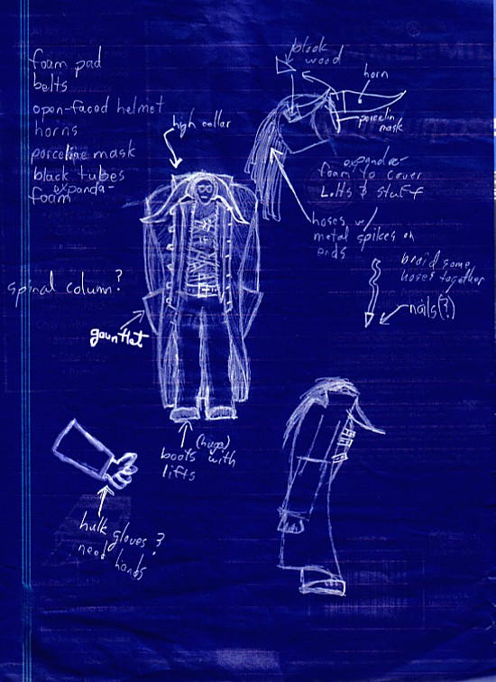 Deamon Costume Sketch by madoco on DeviantArt