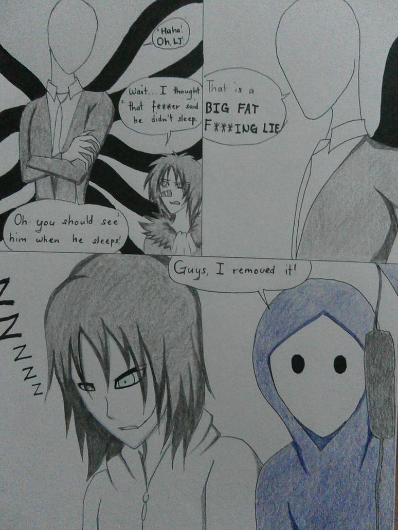 Creepypasta Comic 1 Jeff ~ Go To Sleep By Heyyeyeyea On Deviantart