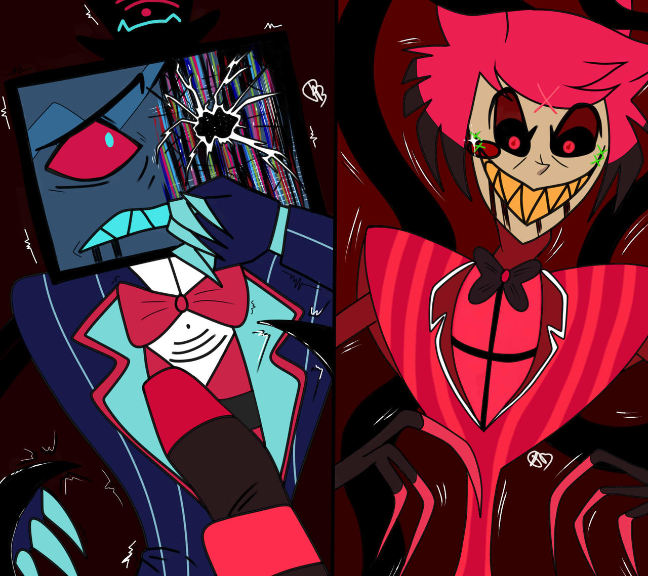 Alastor Vs Vox By Pitchblack1994 On DeviantArt alastor-vs-vox-by-pitchblack1994-on-deviantart