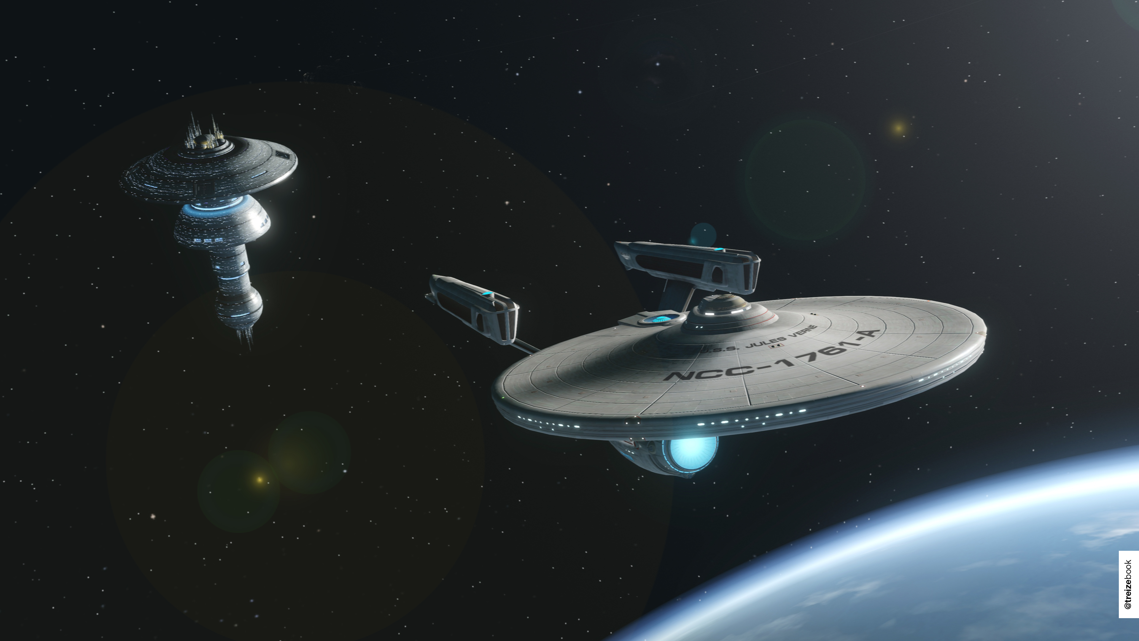 Star Trek Online - Constitution class refit by Treizebook on DeviantArt Star Trek Online - Constitution class refit by Treizebook on DeviantArt