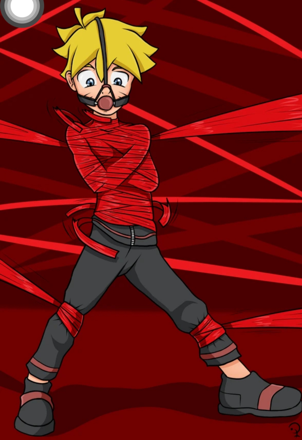 Boruto Bondage By Curentino On Deviantart