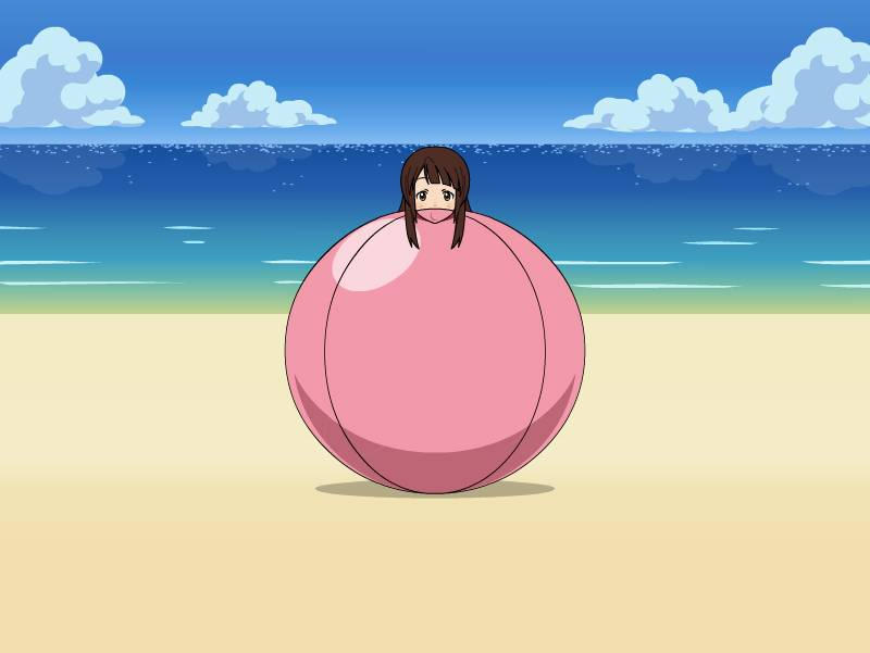 Sanka Ku Ball Bound In A Pink Rubber Ballsuit By Bondagelover1357 On