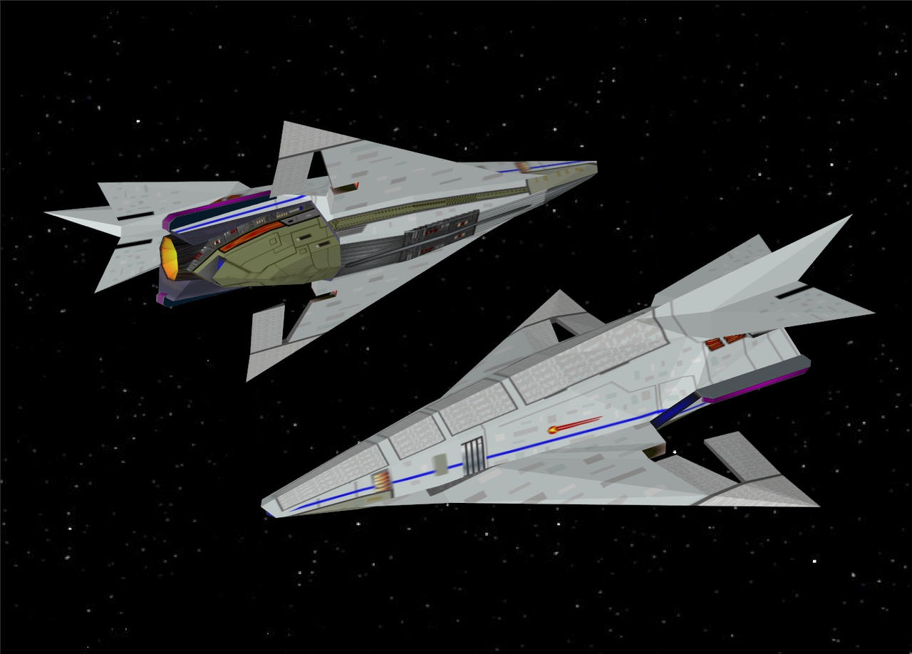 Federation Scorpio Class Corvette Fasa By Digitalexplorations On