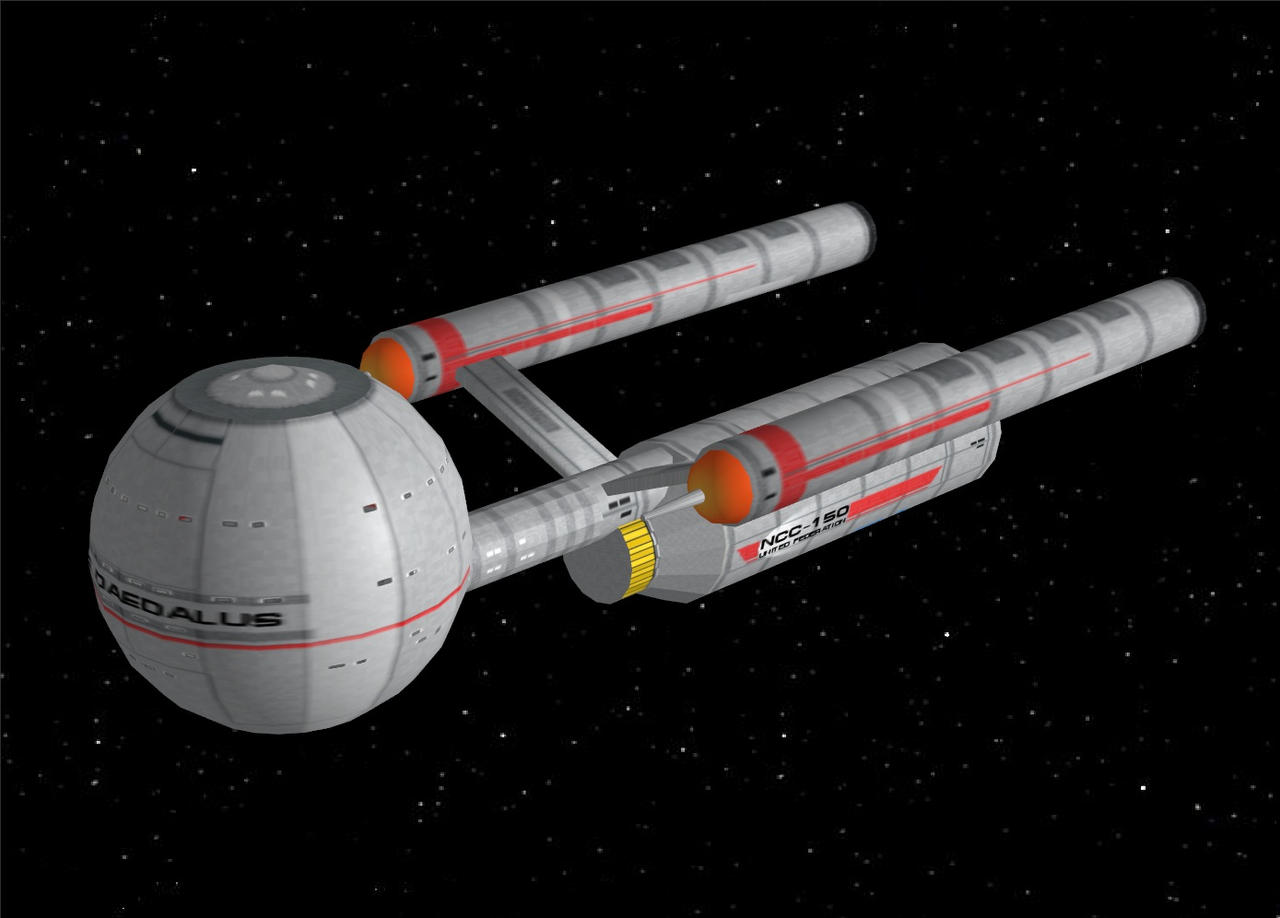 Federation - Daedalus class starship (TNG+DS9) by DigitalExplorations ... Federation - Daedalus class starship (TNG+DS9) by DigitalExplorations ...