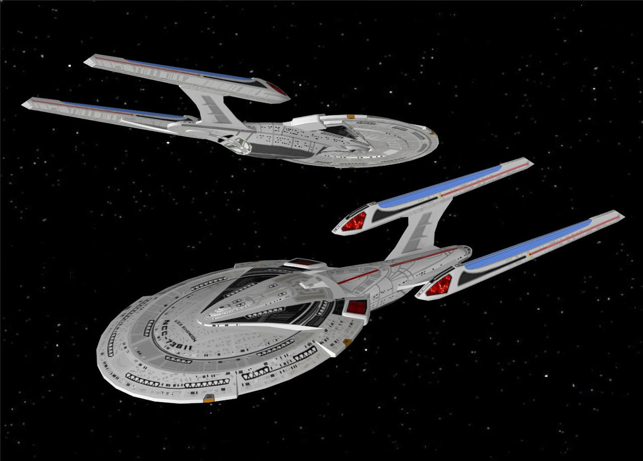 Federation Sovereign Class Starship Bc By Digitalexplorations On
