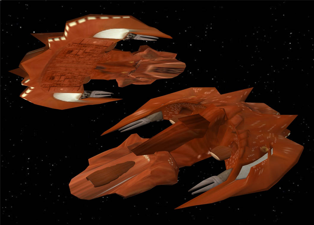 Ferengi Grand Marauder Class Starship Bc By Digitalexplorations On