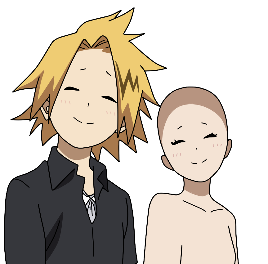 Denki Kaminari X Oc Base Bueno Wallpaper