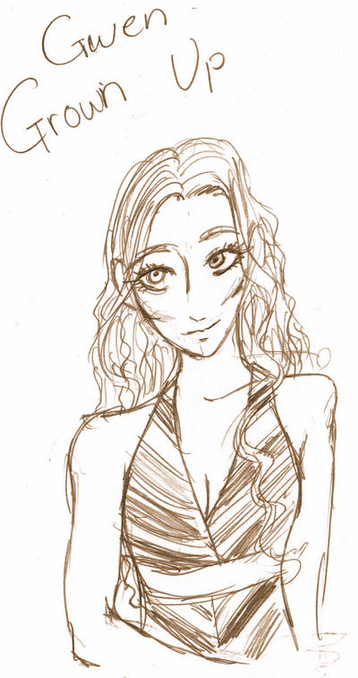 Gwen Grown Up By Jeishii On Deviantart