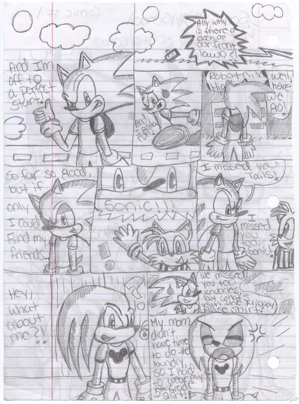 Sonic High: pg. 2 by amyrose777 on DeviantArt