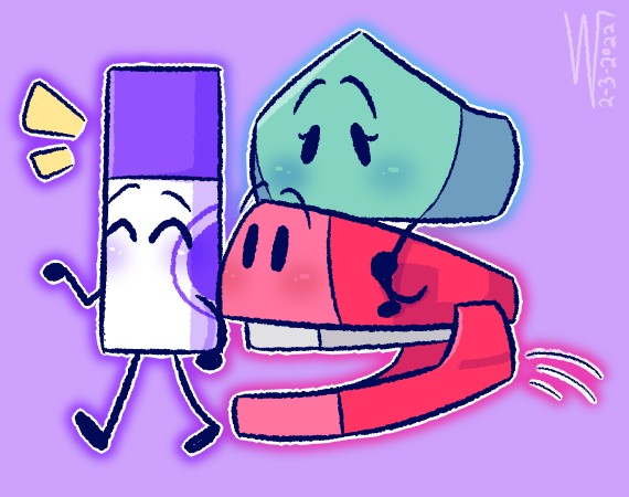 Bfb Month 03 Foldy Stapy And Marker By Robotwolfgang On Deviantart