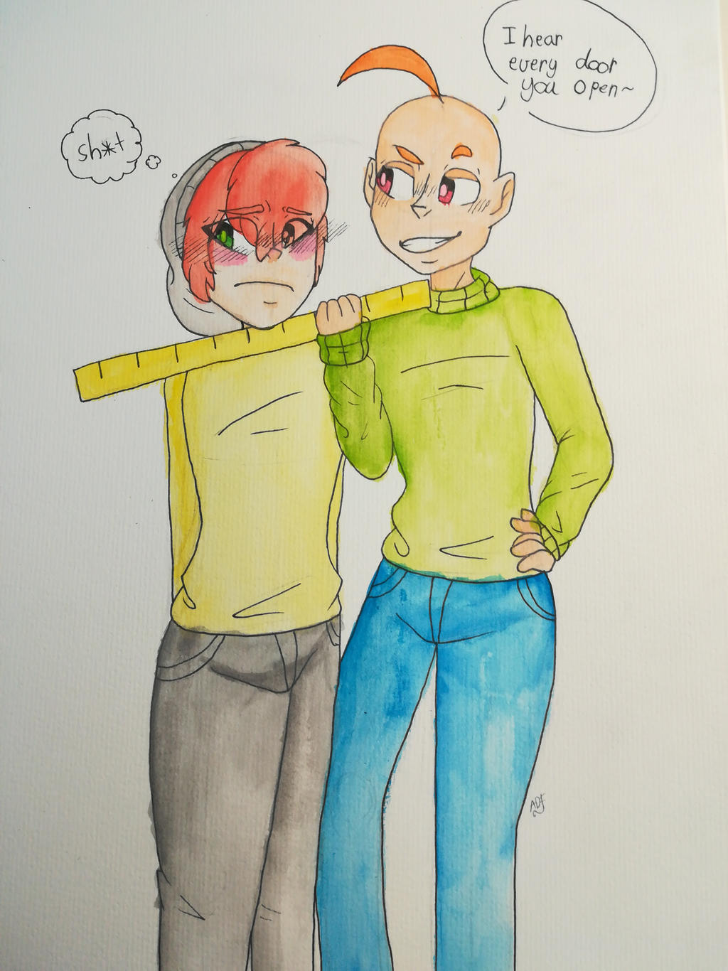 Baldi X Sammuel By Galacticabys On Deviantart