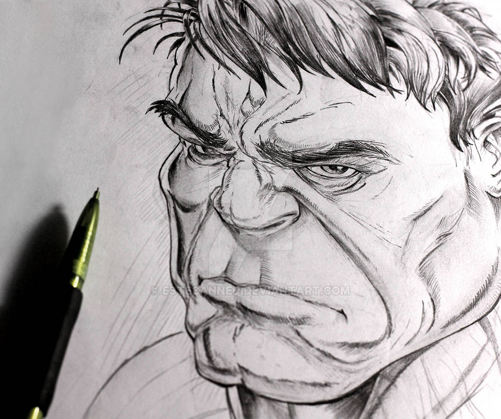 Hulk Pencils By Estebanned On Deviantart