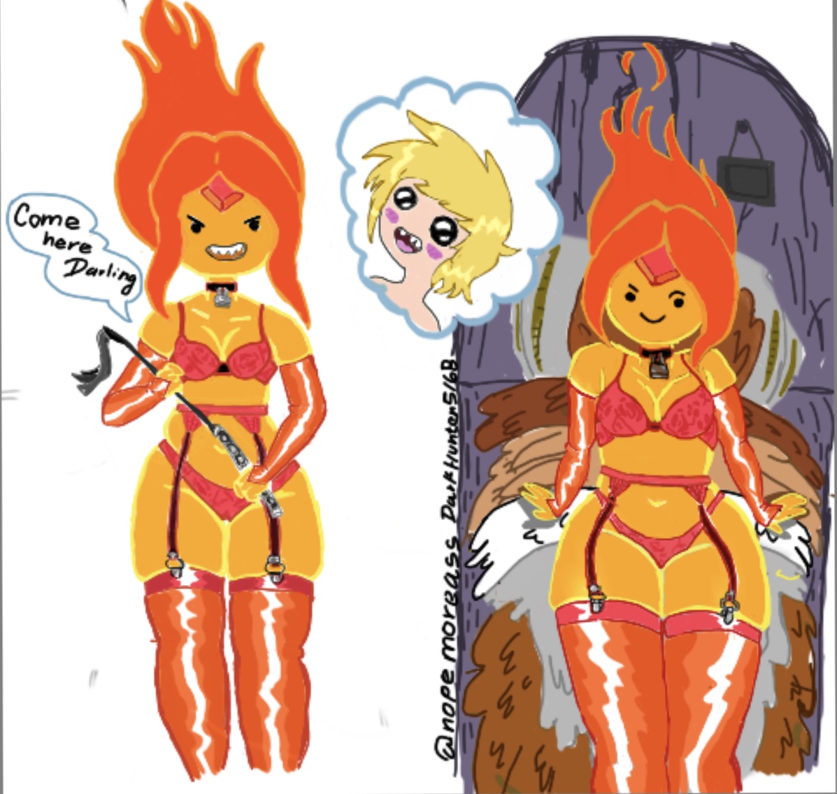 Hot Flame Princess By Darkhunter5168 On Deviantart