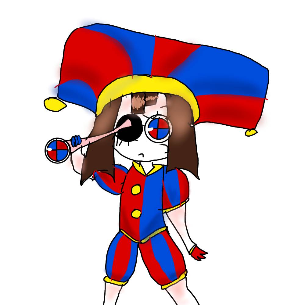 Pomni Pulling Her Eye Out By Cupcake12alphabetlor On Deviantart