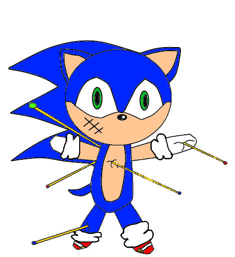 Sonic Voodoo Doll By Ghostlyphantazy On Deviantart