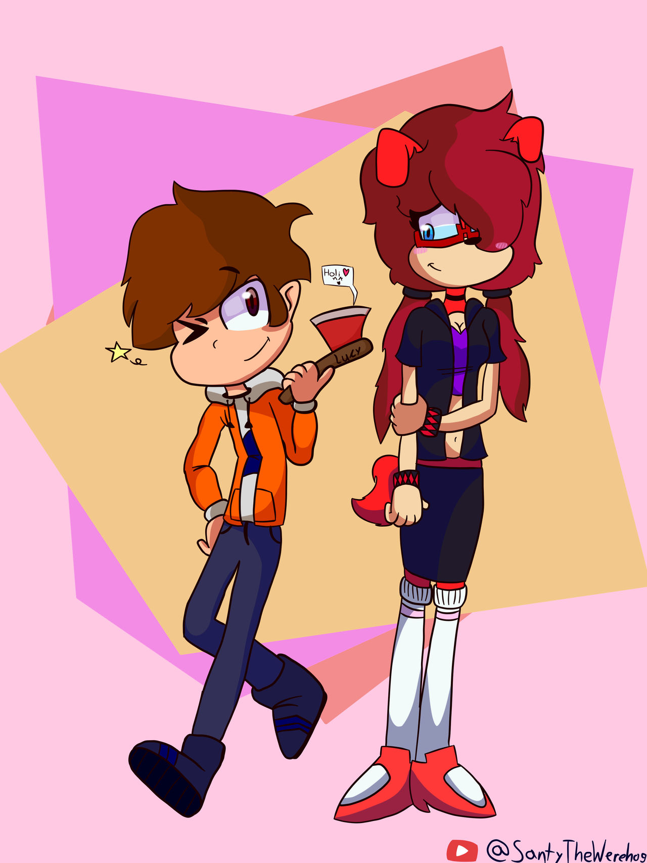 Un dibujito que hice hace un mes by SantyTheWerehogs on DeviantArt Un dibujito que hice hace un mes by SantyTheWerehogs on DeviantArt