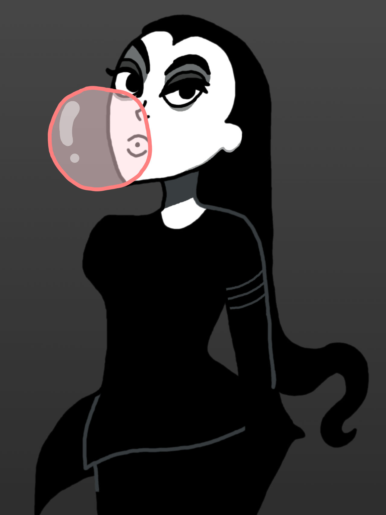 Goth Girl Gum By Iamautism On Deviantart
