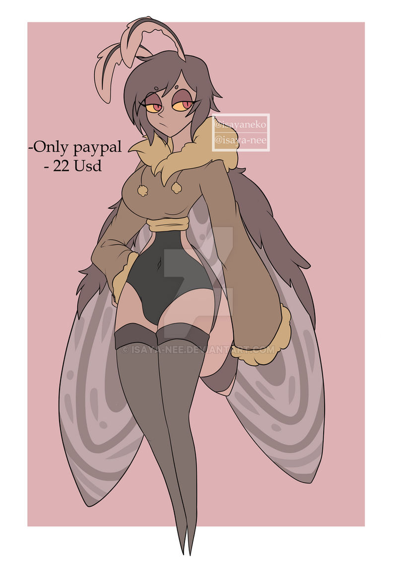 Hazbin Moth Oc Adopt Closed By Isaya Nee On Deviantart