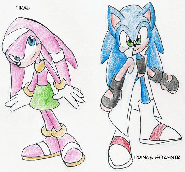 Tikal and Soahnik - Concept by SonicRemix on DeviantArt