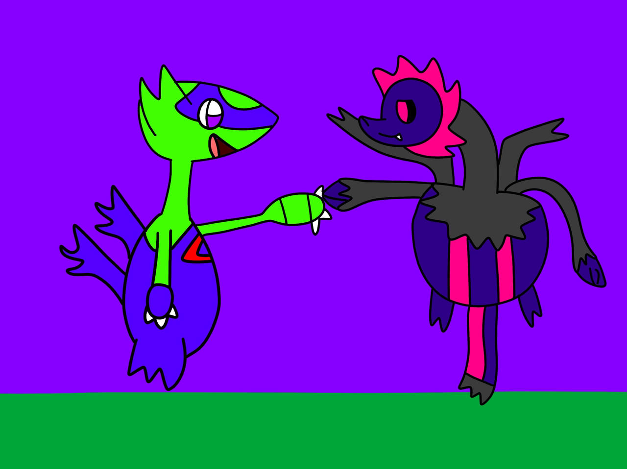 Wally meets Hydreigon by HybridArin on DeviantArt Wally meets Hydreigon by HybridArin on DeviantArt