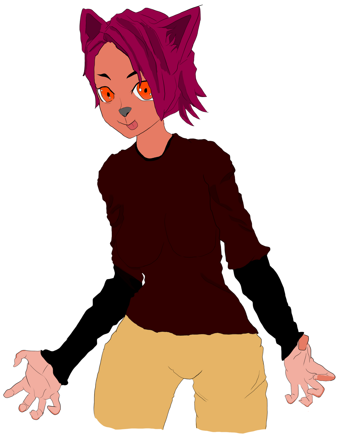 Body Test Trying To Draw A Furry Body By Hanplu On Deviantart