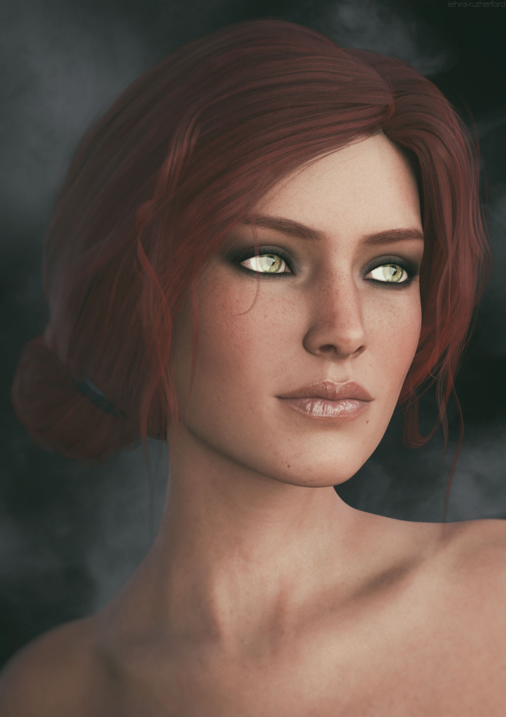 Triss Merigold The Witcher 3 Fanart By Leshiye Art On Deviantart