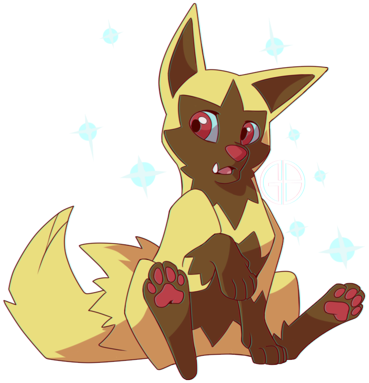Shiny Poochyena By Theglitchydemon On Deviantart