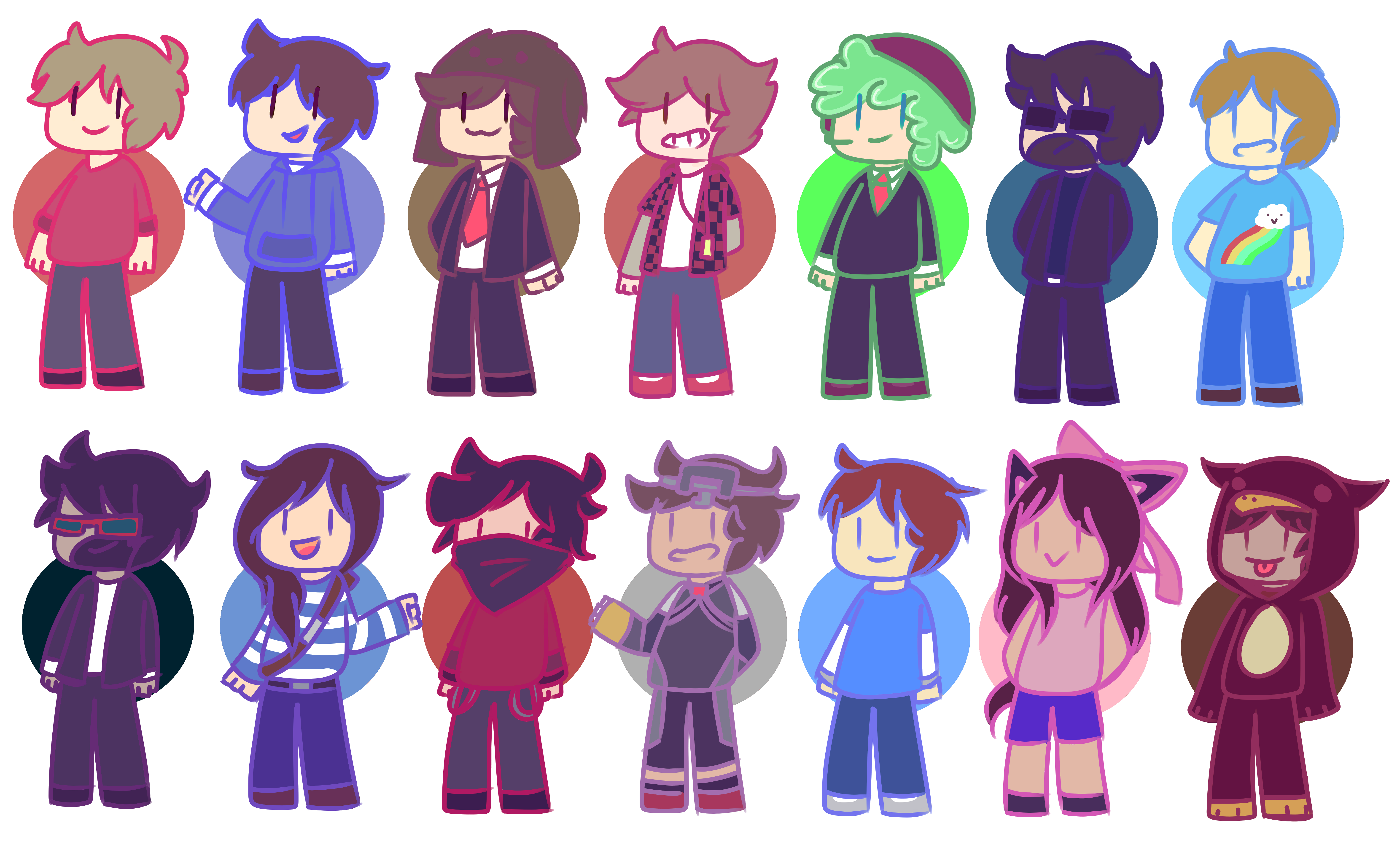 Random Minecraft Youtuber 4 By Sweetmashmellowroom On Deviantart