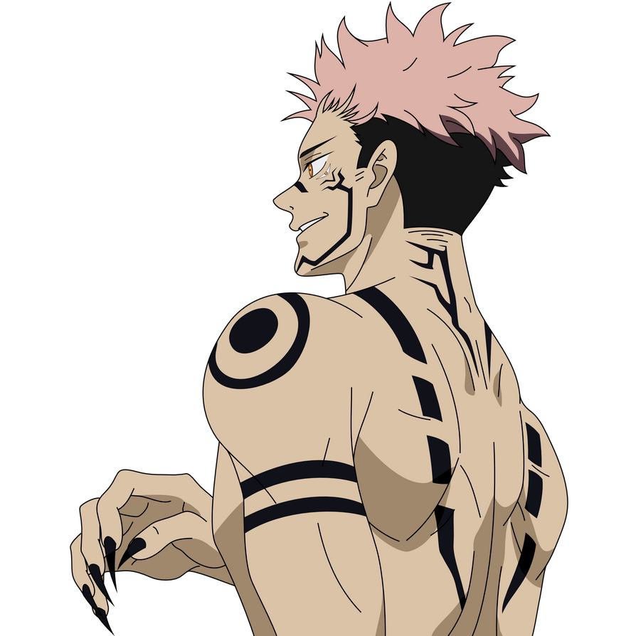 Ryomen Sukuna (Yuji Itadori) - render by biahbassi on DeviantArt Ryomen Sukuna (Yuji Itadori) - render by biahbassi on DeviantArt