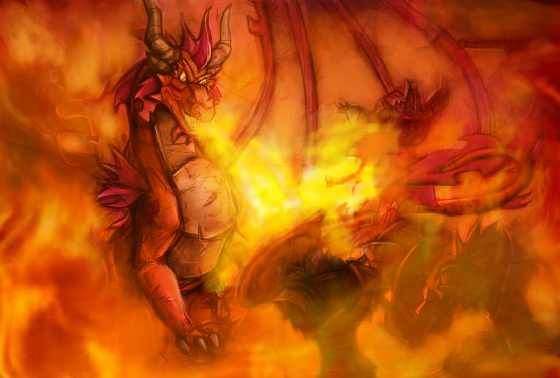 Legend Of Spyro Ignitus Scroll With Color By Xxangiexxrpi On Deviantart