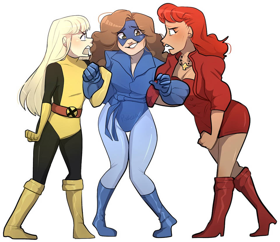 The Girls All Love Kitty Pryde By Rman021 On Deviantart