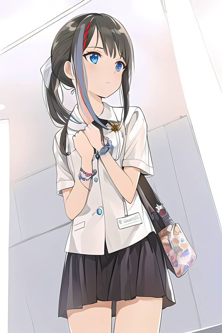 Beautiful Anime Kawaii Cute Classmate Girl By Sianworld On Deviantart