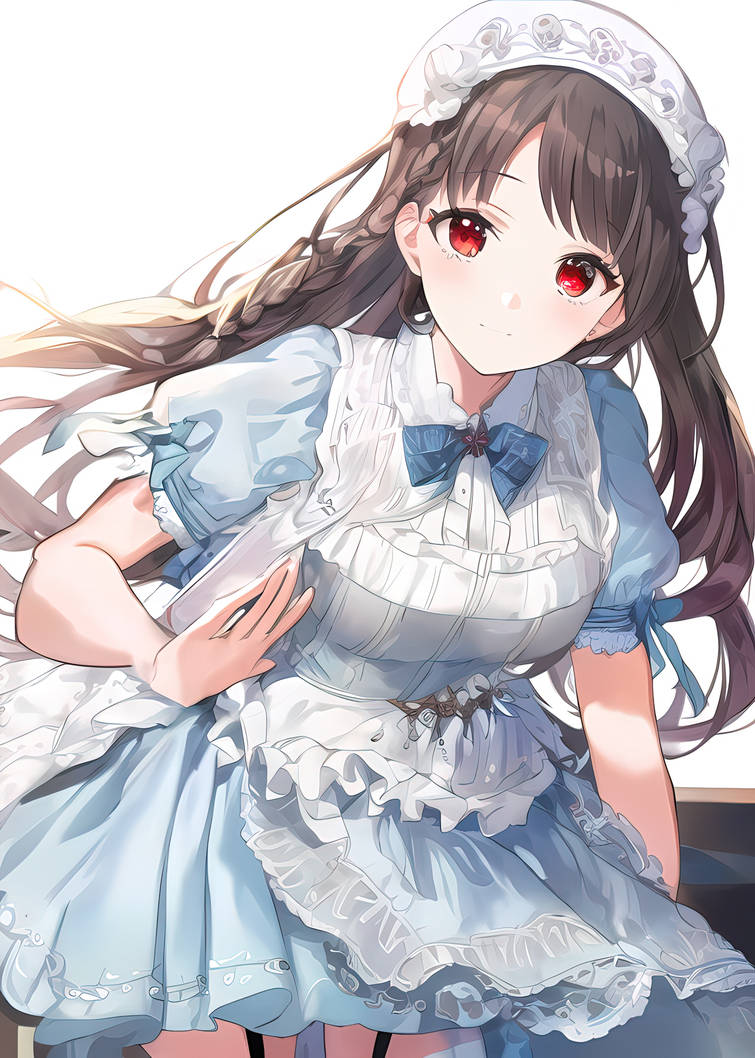 Beautiful Anime Kawaii Cute Maid Girl By Sianworld On Deviantart