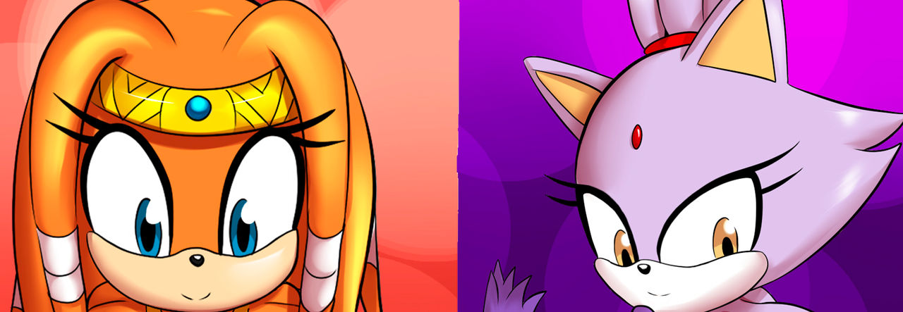 Tikal And Blaze By Allissei Ali On Deviantart
