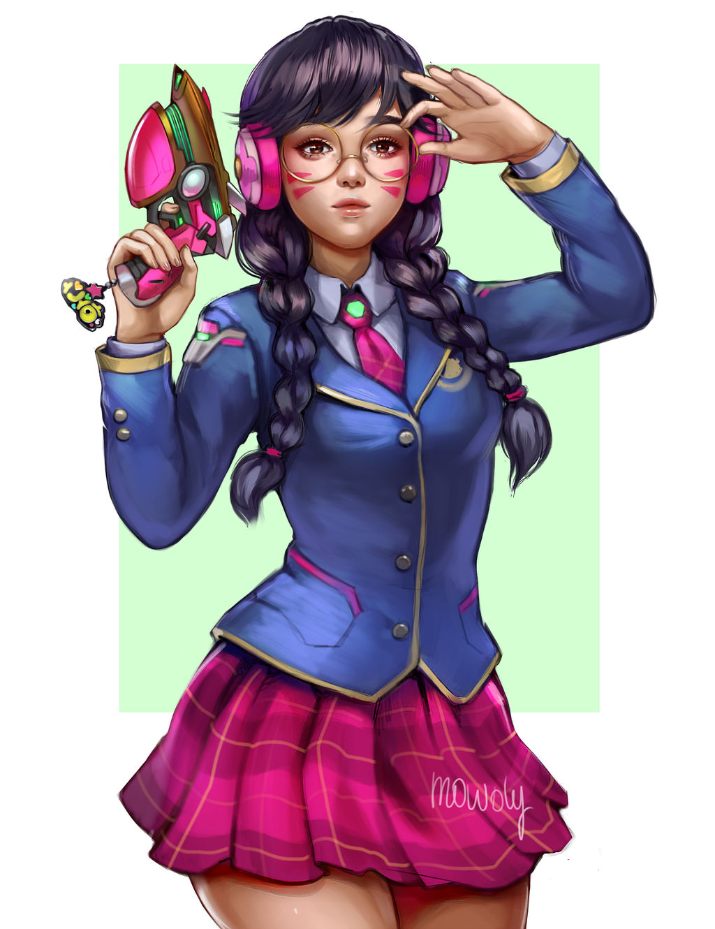 Academy D Va By Mavoly On Deviantart