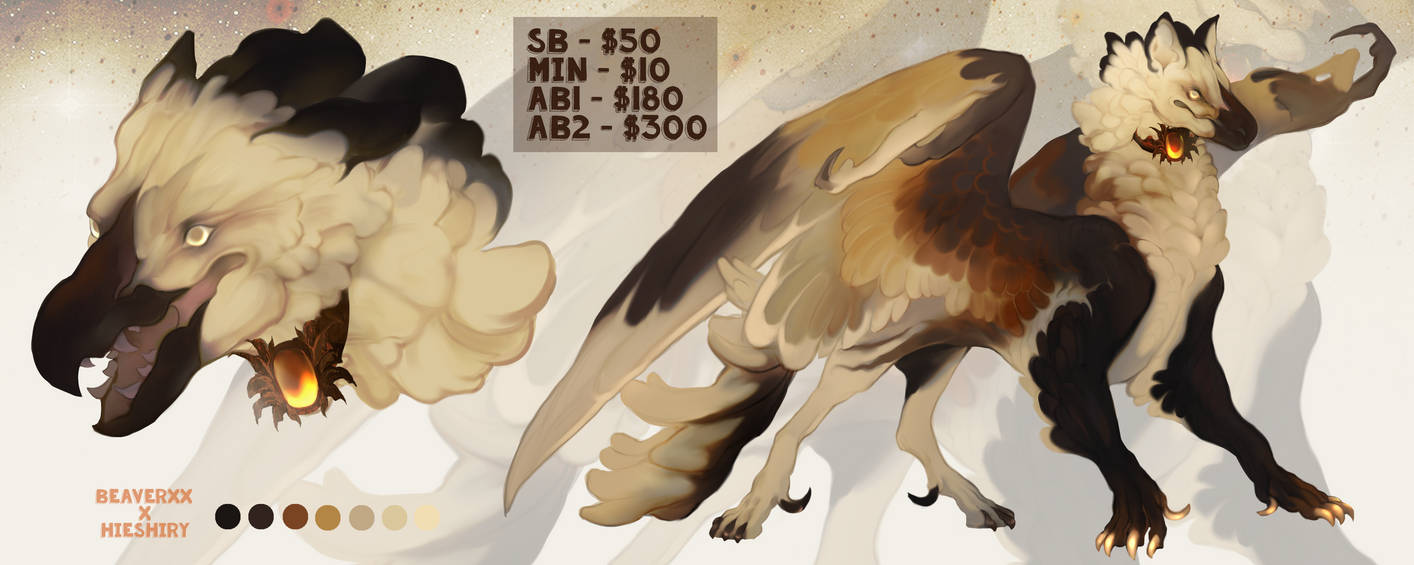 Auction Closed Griffin By Beaver Xx On Deviantart
