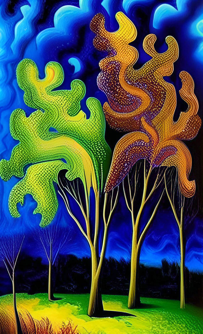 Trees By Zyteche On Deviantart