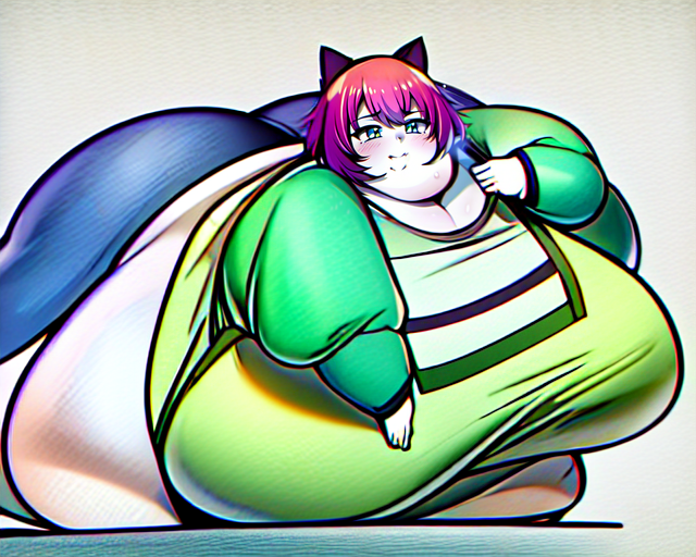 Ai Fat Anime Girl 933 By Fat Generations On Deviantart