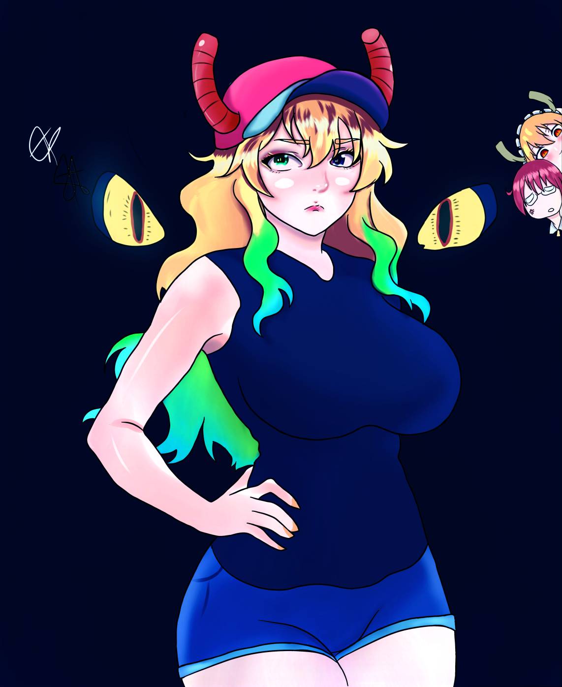 Lucoa Kobayashi Fanart By Wawaban On Deviantart