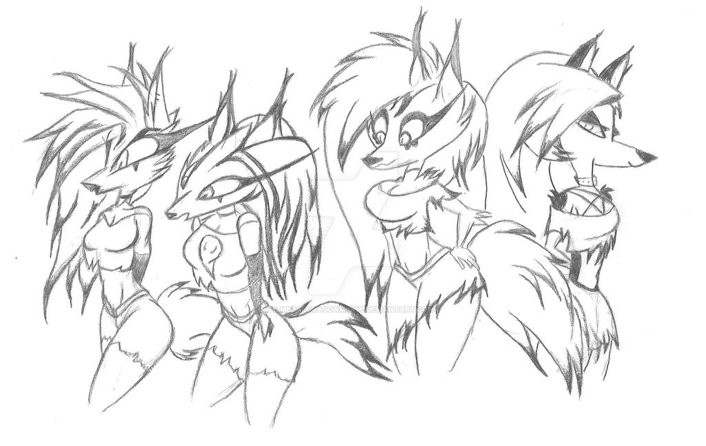 Helluva Boss Hell Hounds By Metaldragonmight On Deviantart
