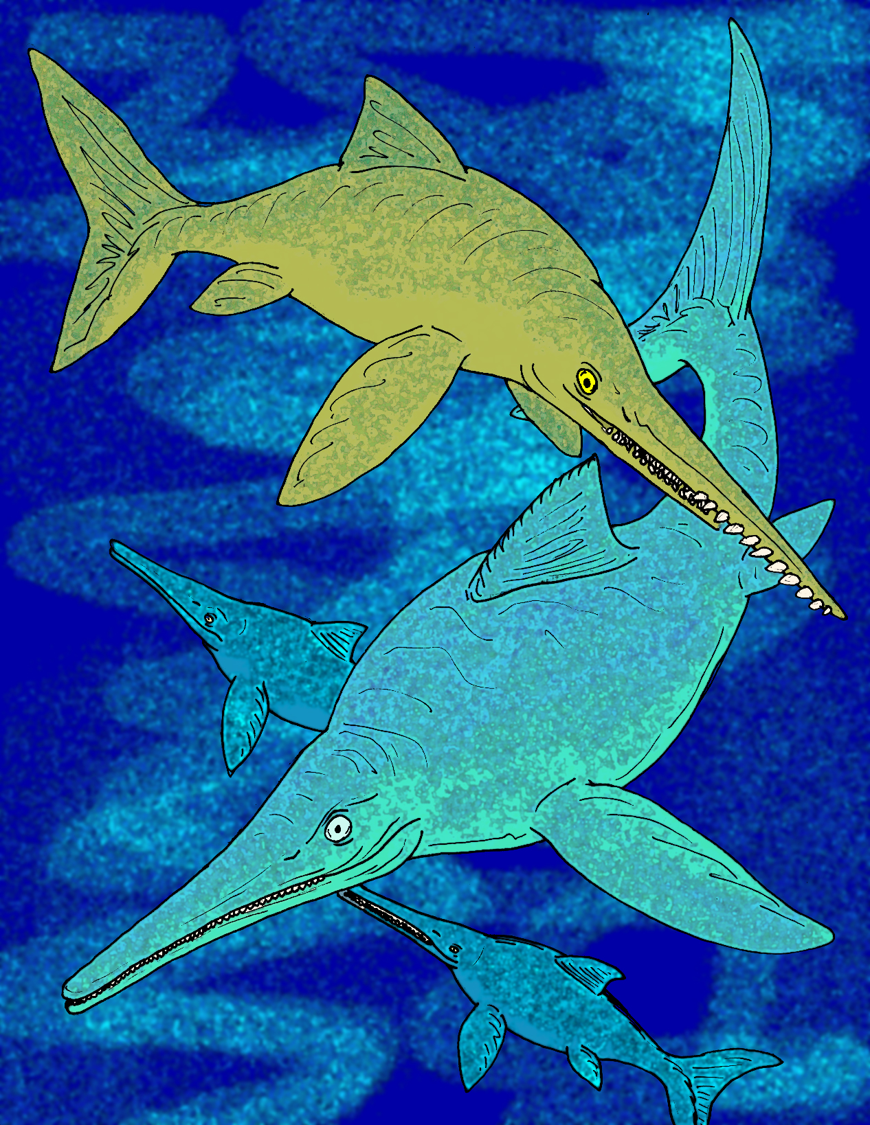 Ichthyosauria by avancna on DeviantArt