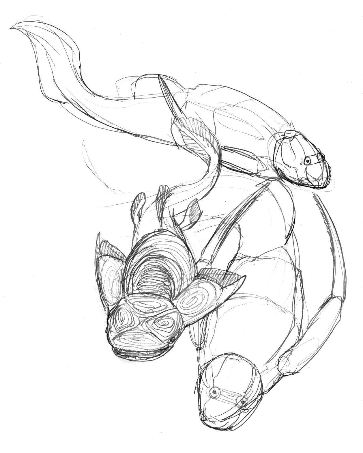 Sketch Placoderms by avancna on DeviantArt