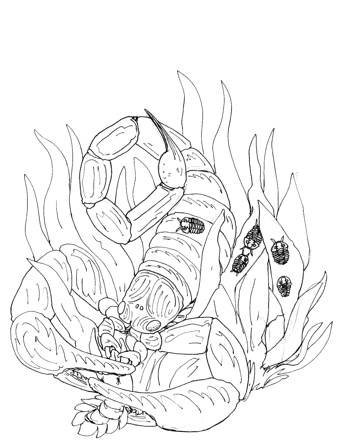 Brontoscorpio anglicus BW by avancna on DeviantArt