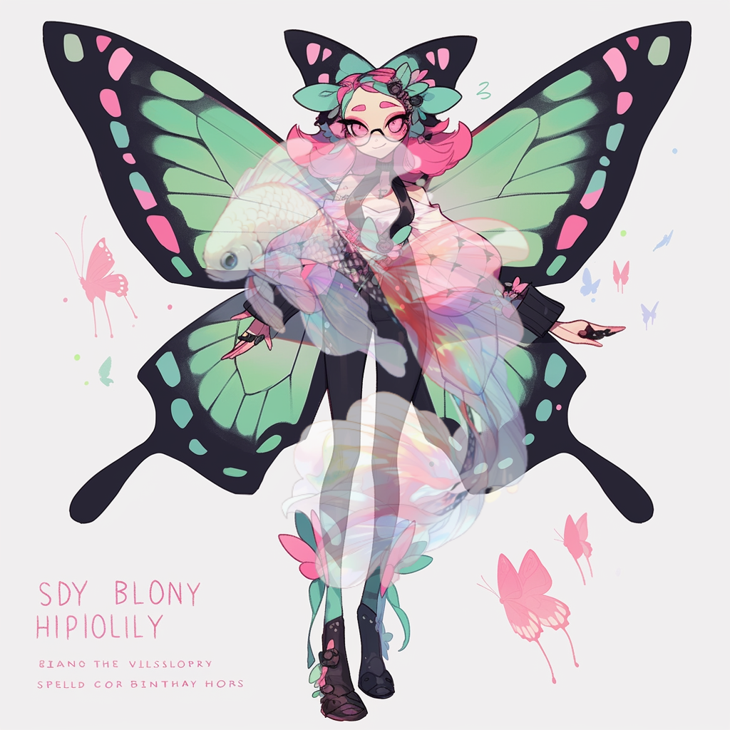 Butterfly Girl Adopt1 Open Ai By Pandoraisbox On Deviantart