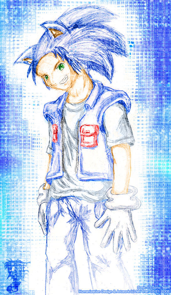 Humanized Sonic By Y Nhitran On Deviantart
