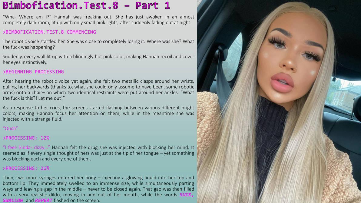 Bimbofication Story
