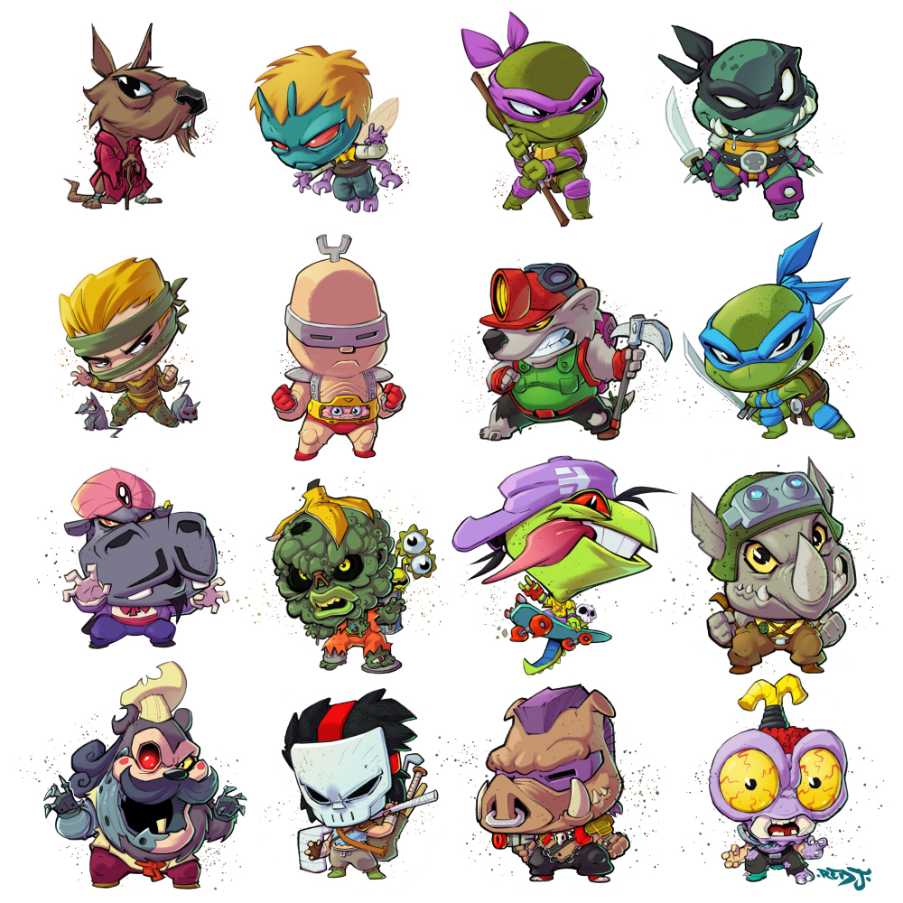 Tmnt Chibi Collection By Red J On Deviantart